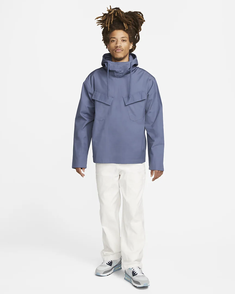 Men's Woven Pullover Field Jacket - Jupiter X Live Demo
